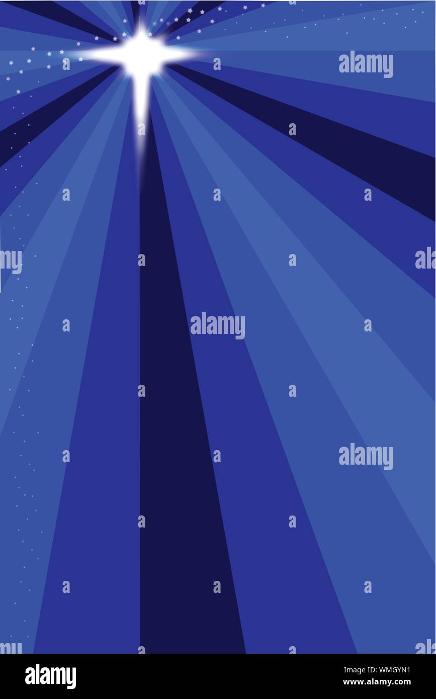 Blue Christmas Star Stock Vector Image & Art - Alamy