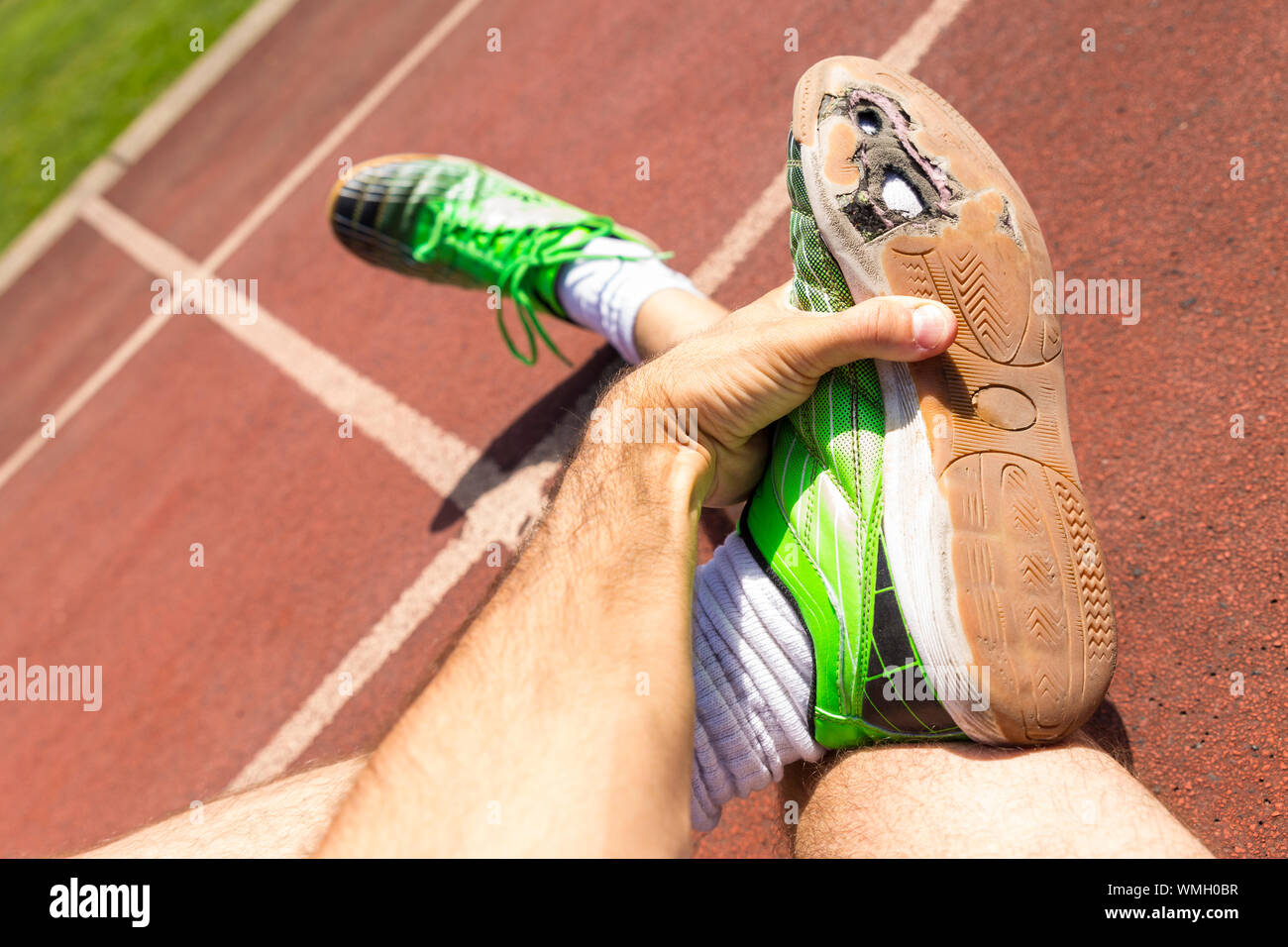 Running shoe worn out hi-res stock photography and images - Alamy