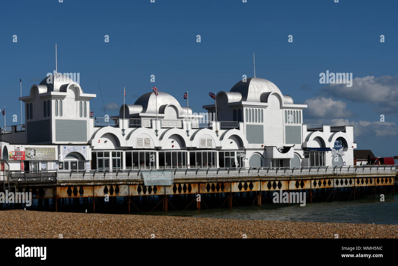 Main structure of South Parade Pier, Southsea, Portsmouth, Hampshire ...