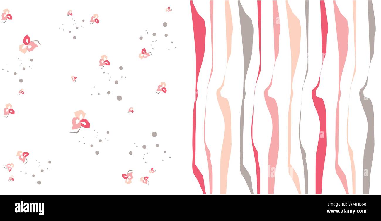 Flower and distorted bands texture Stock Vector Image & Art - Alamy