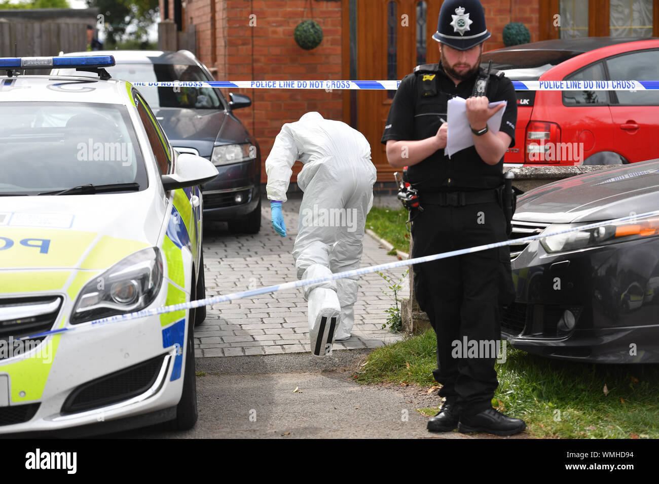 Where police found the bodies of a woman hi-res stock photography and ...