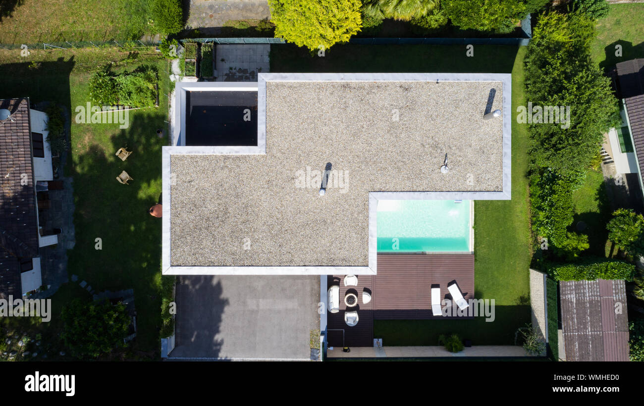 Inside aerial view hi-res stock photography and images - Alamy
