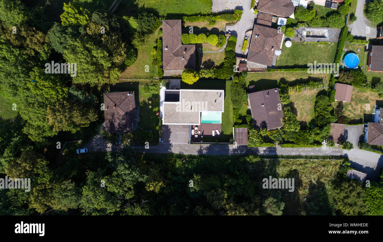 Inside aerial view hi-res stock photography and images - Alamy