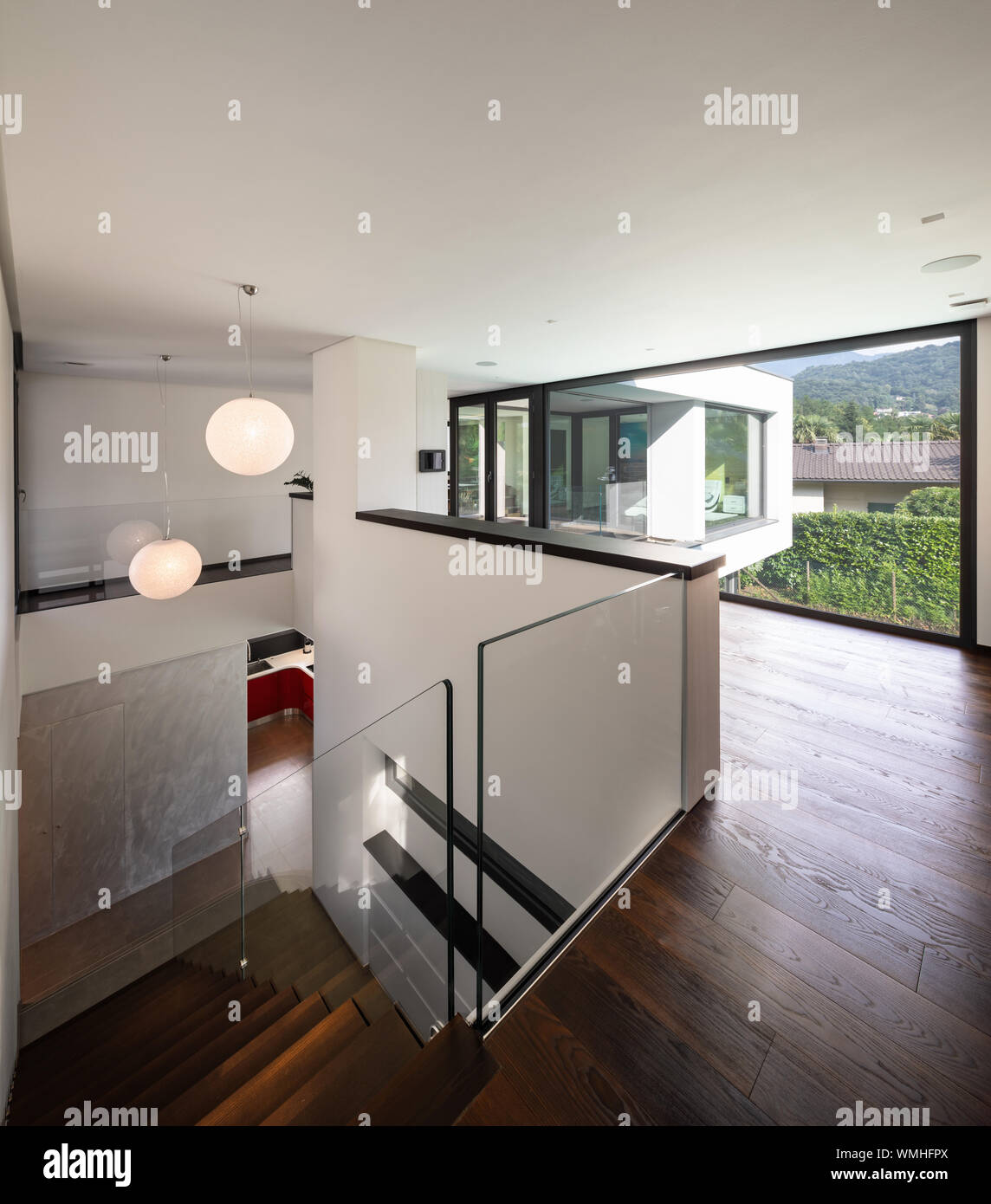 Entrance villa corridor stairs view hi-res stock photography and images ...