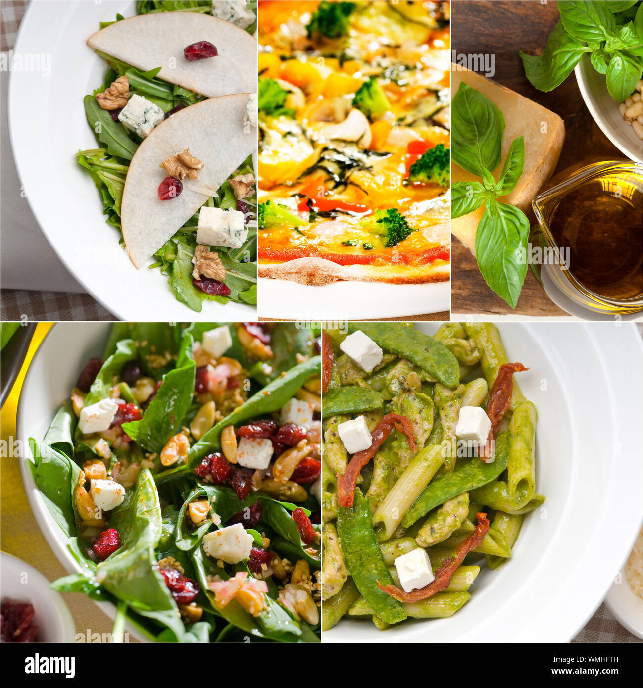 Food montage hi-res stock photography and images - Alamy