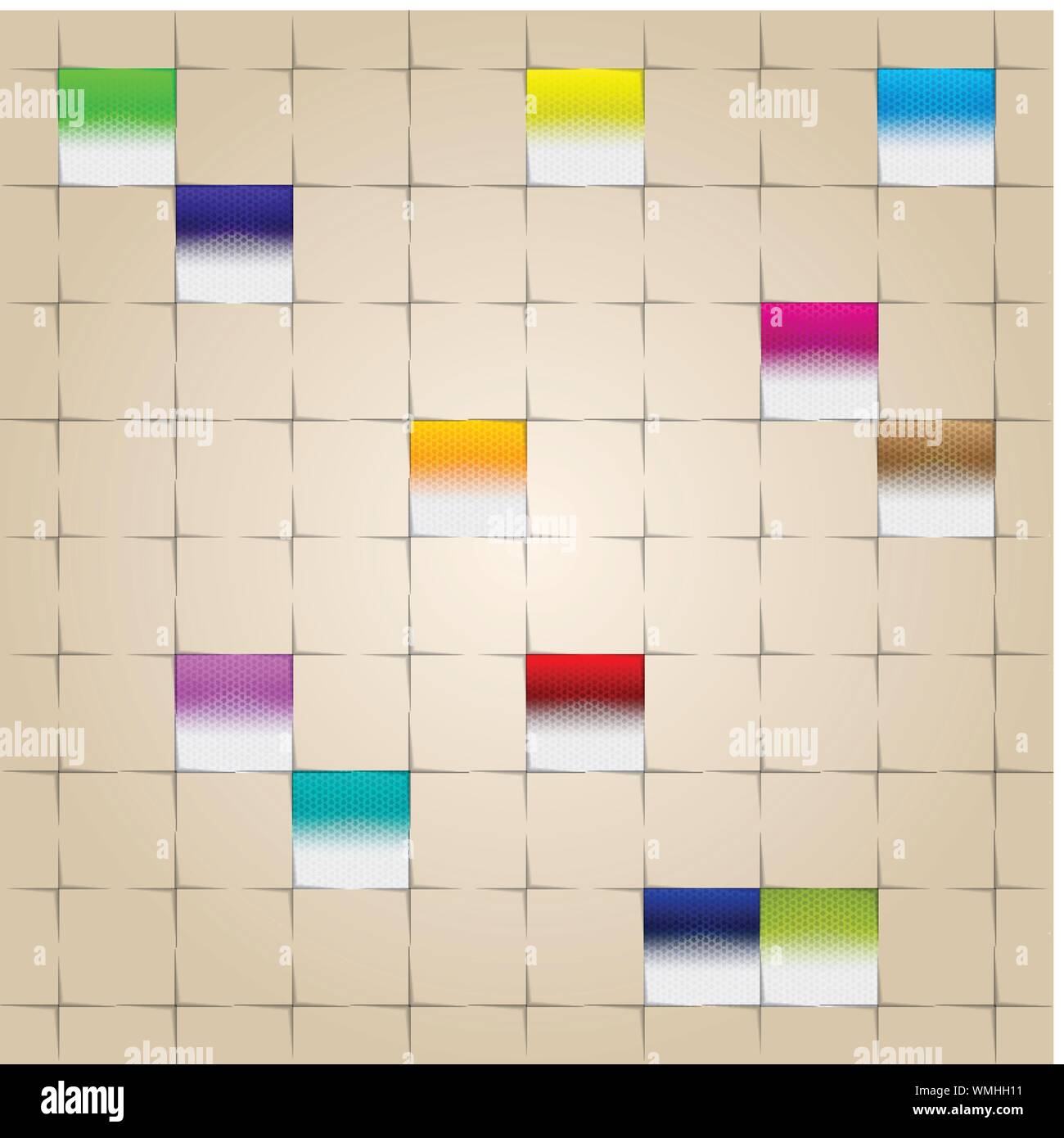 Seamless square pattern with color elements Stock Vector Image & Art ...