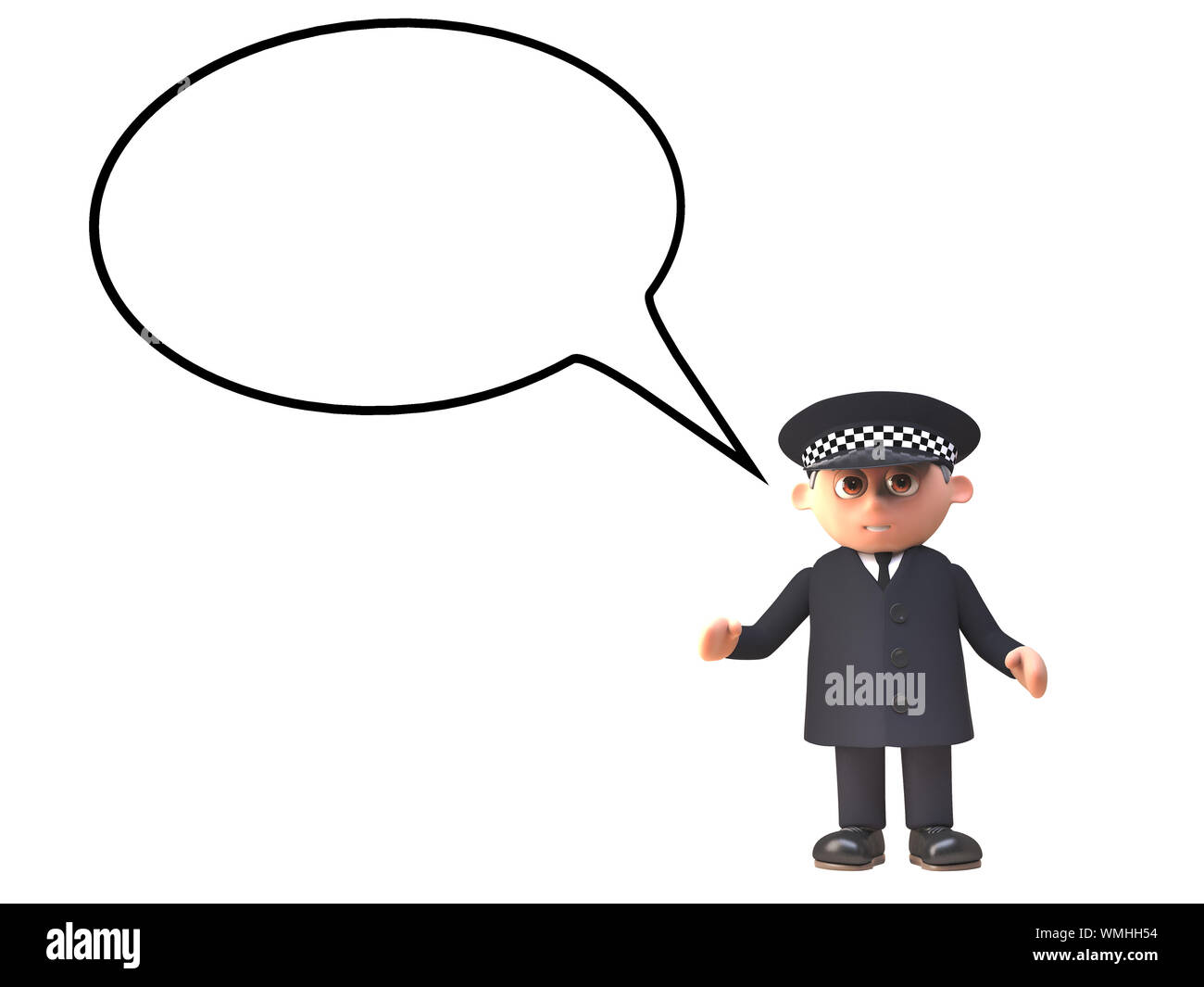 Police uniform character hi-res stock photography and images - Alamy