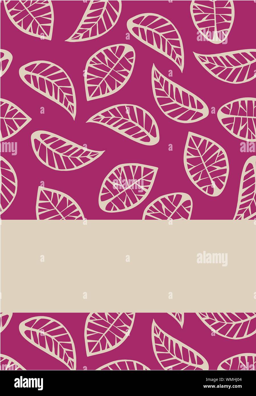 Leaves on purple background Stock Vector Image & Art - Alamy