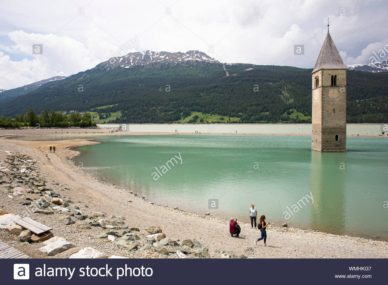 Submerged church tower hi-res stock photography and images - Alamy