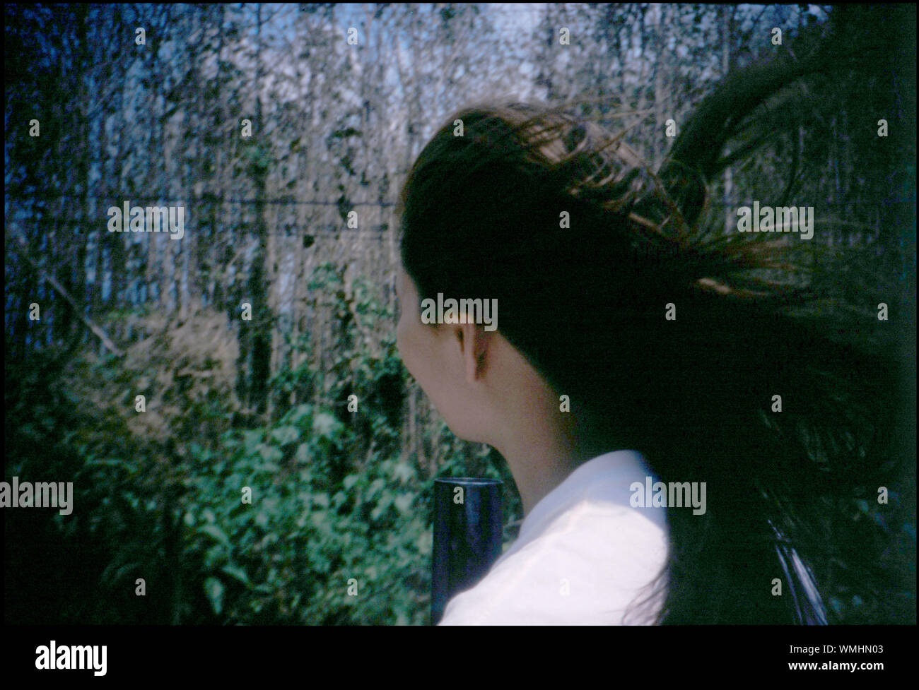 Woman windswept hi-res stock photography and images - Alamy