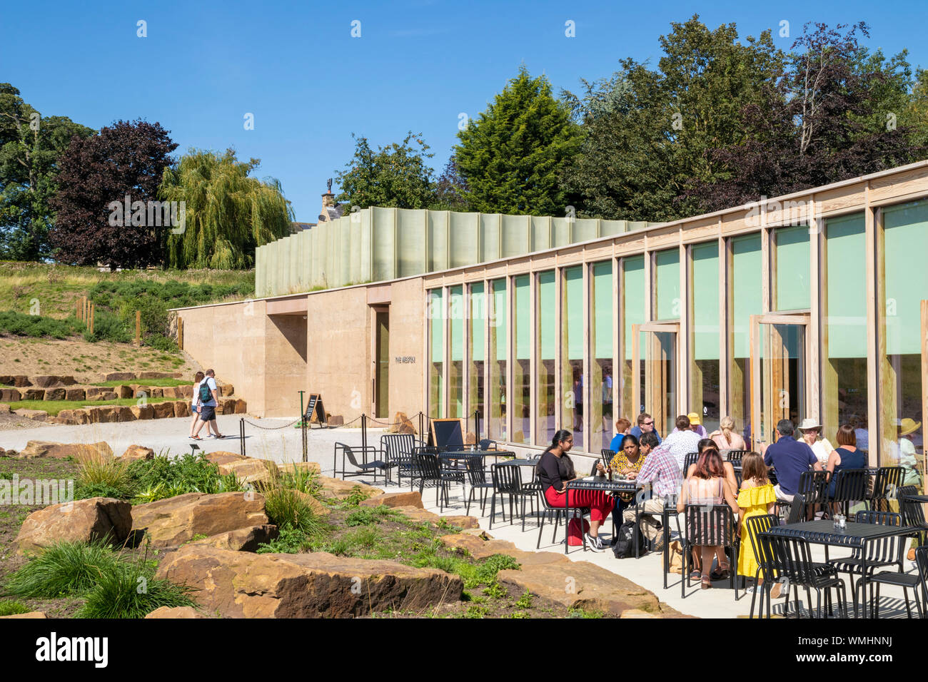 Weston building gallery shop and cafe Yorkshire Sculpture Park YSP West ...