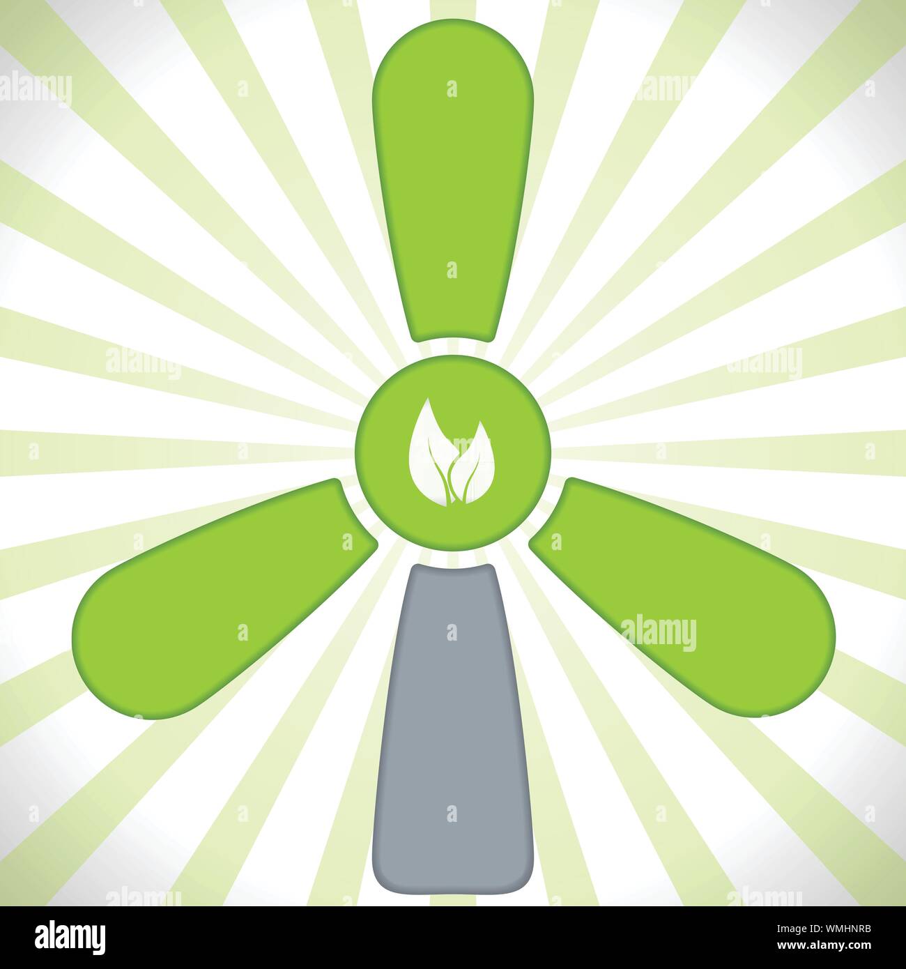 Cool wind turbine symbol Stock Vector Image & Art - Alamy
