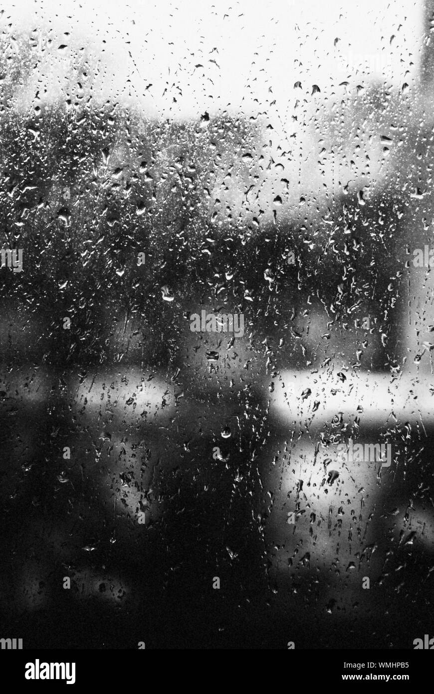 Rain window frame Black and White Stock Photos & Images - Alamy