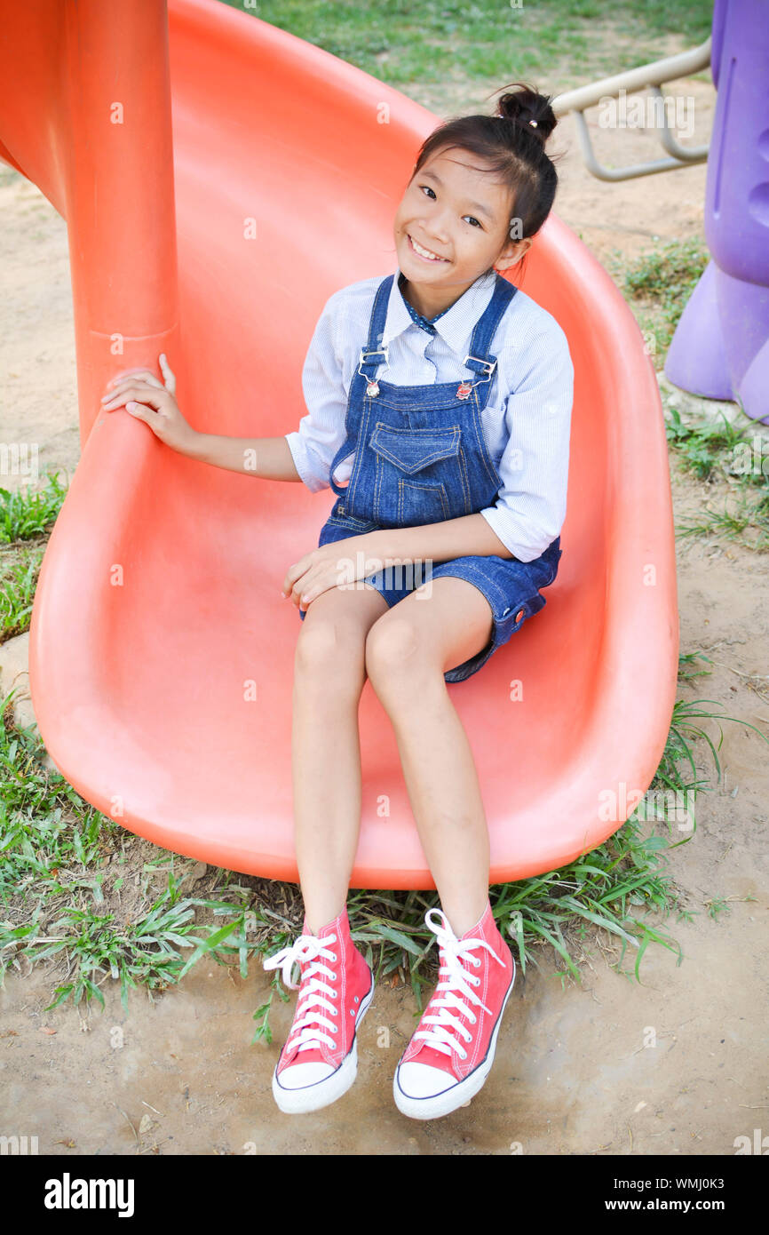 Slide at park hi-res stock photography and images - Alamy