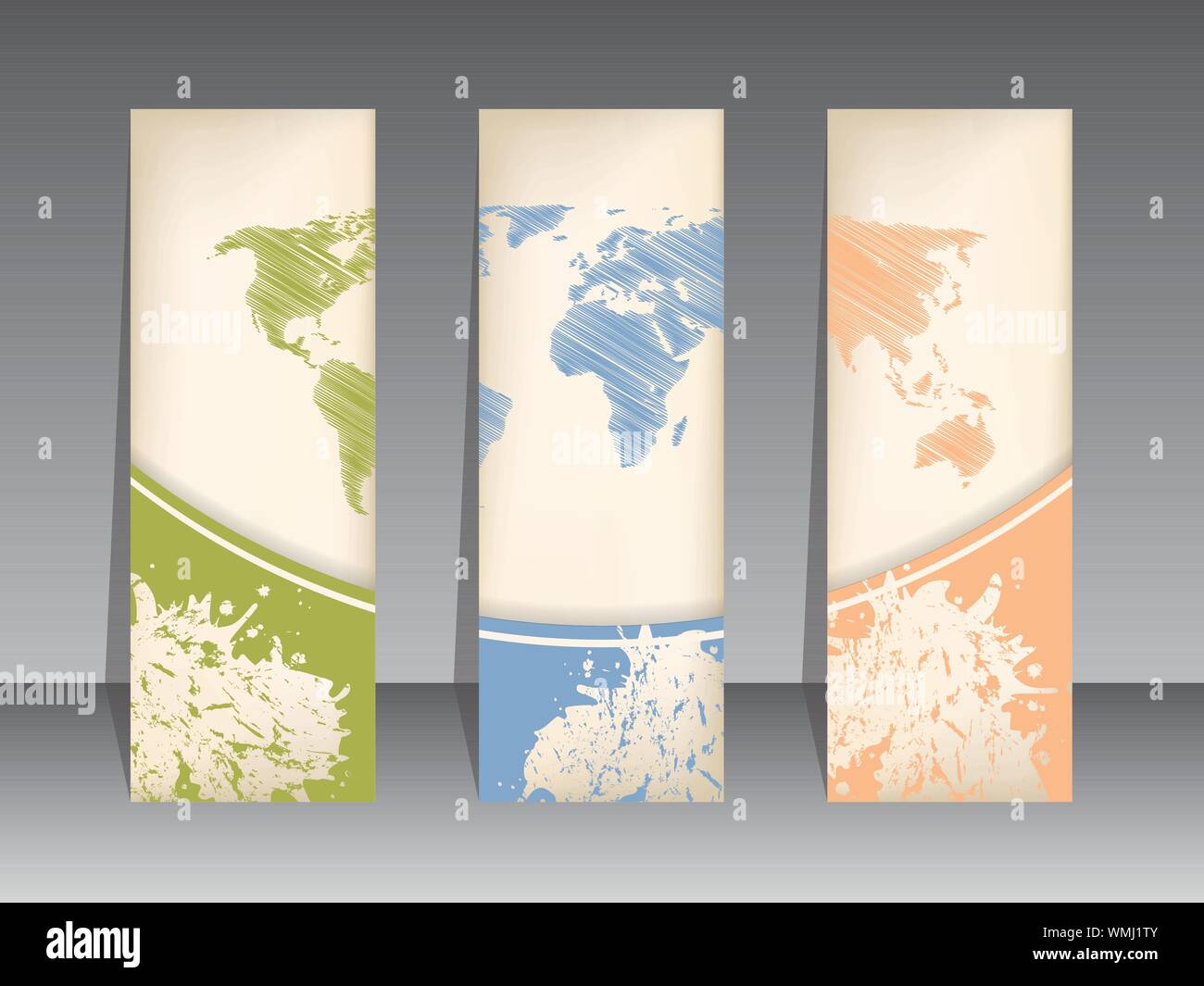 Tag set with world map Stock Vector Image & Art - Alamy