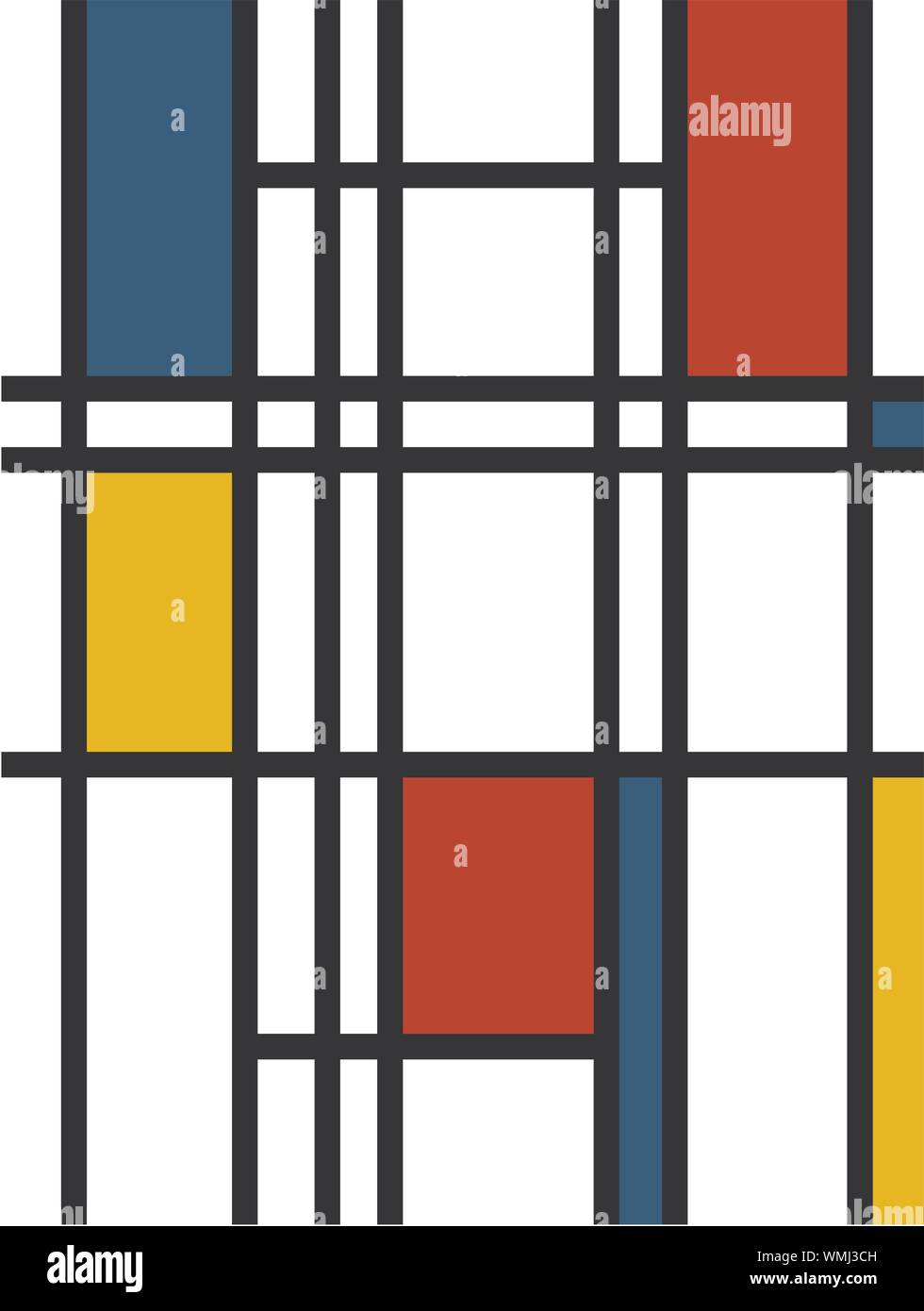 mondrian background retro print Stock Vector Image & Art - Alamy