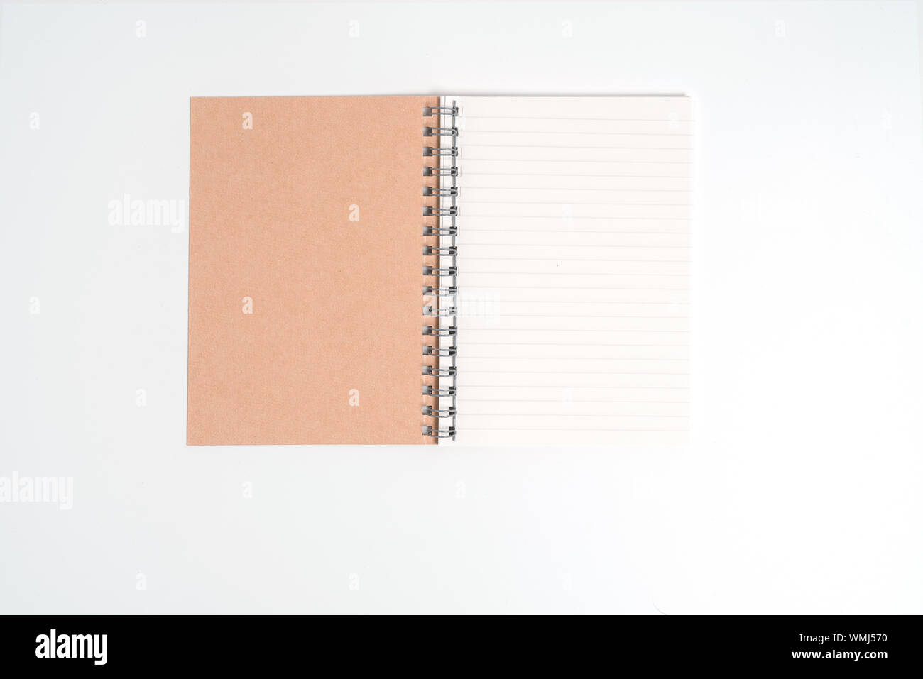 blank realistic spiral notebook isolated on white background Stock ...