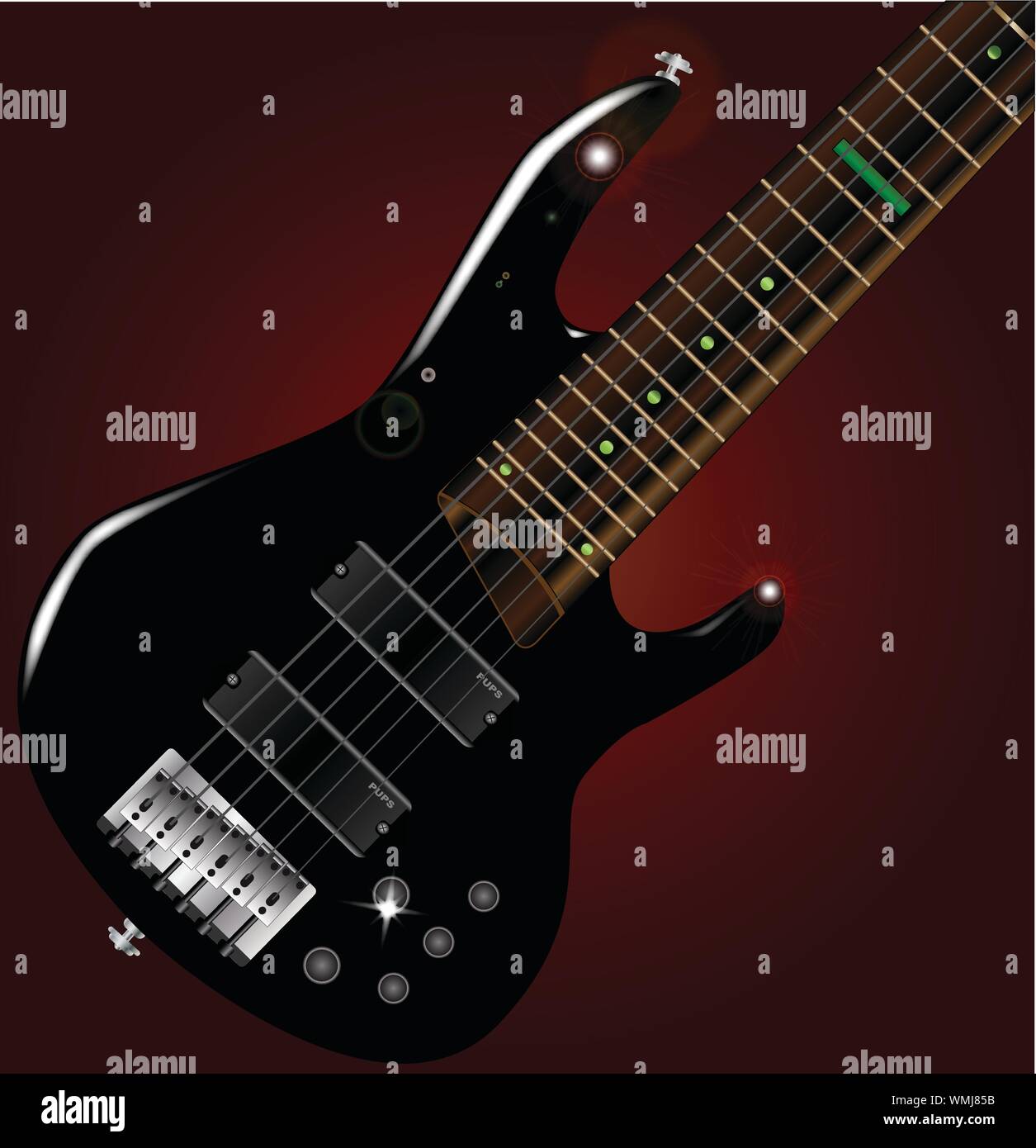 Bass Close Up Stock Vector Image & Art - Alamy