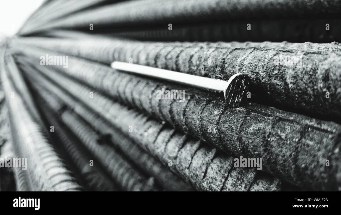 Iron nail hi-res stock photography and images - Alamy