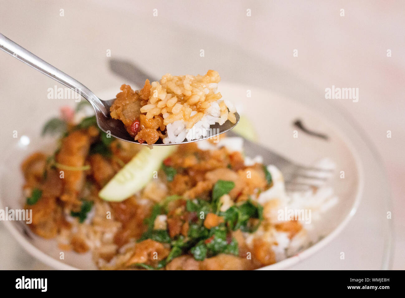 Close up cooked rice hi-res stock photography and images - Alamy