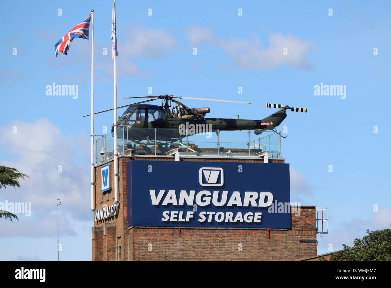 Westland Scout AH.1 XV123, British Army Air Corps Helicopter, Vanguard Self Storage, London, UK ...