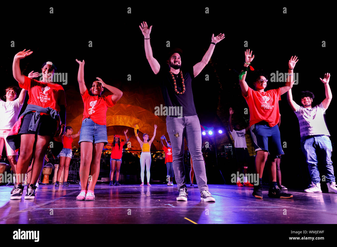 Camp Harbor View inner city children summer camp performers, Hatch ...