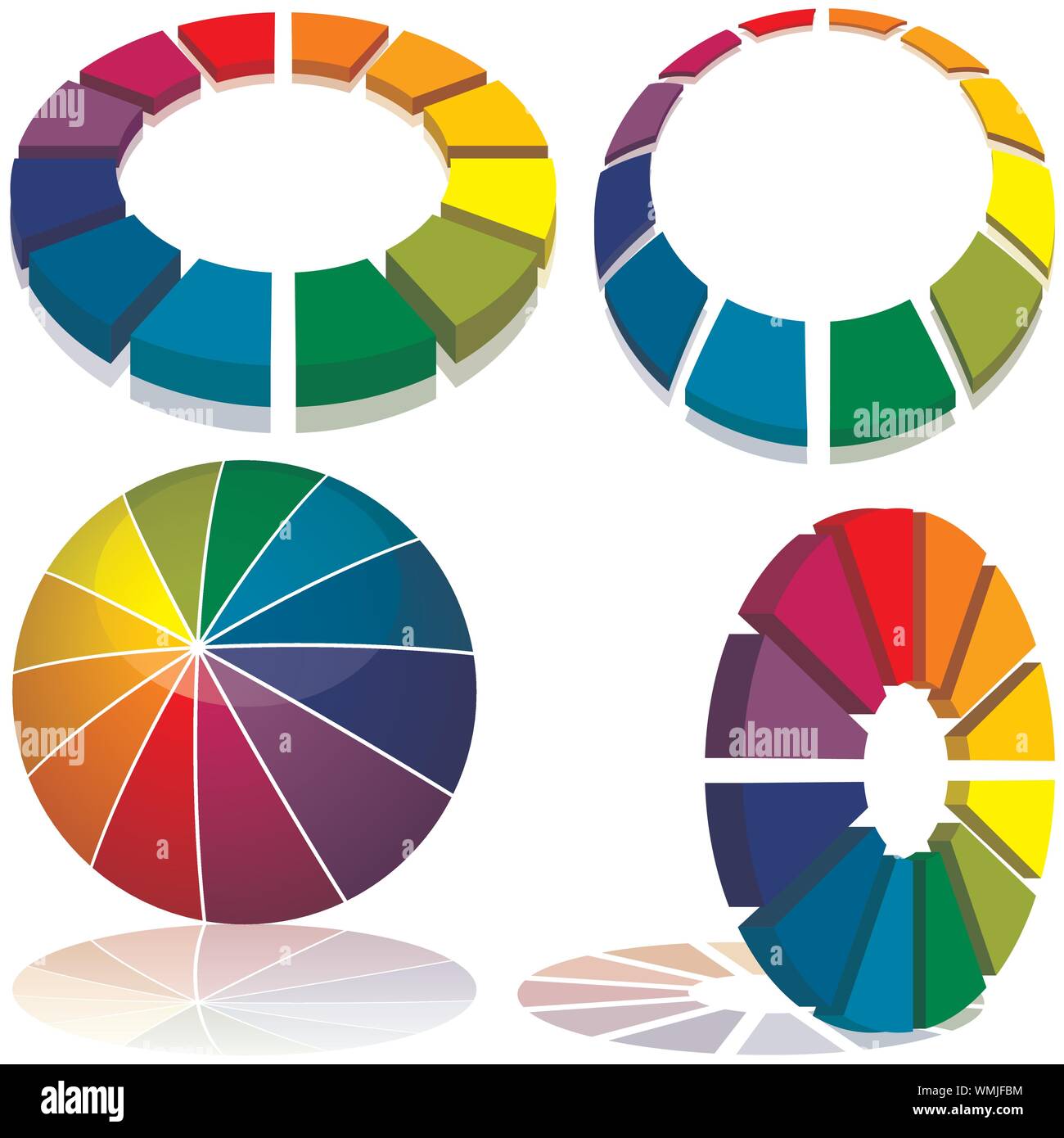 Colored Geometric Shapes Stock Vector Image & Art - Alamy