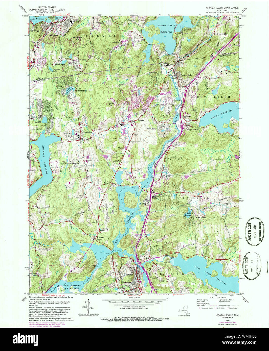 Croton map Cut Out Stock Images & Pictures - Alamy