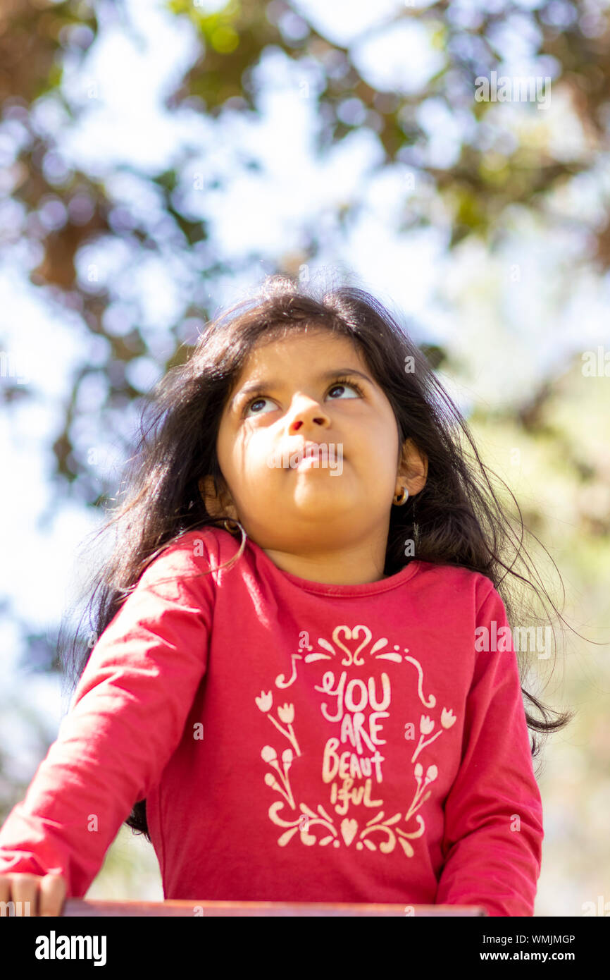 Girl with long flowing hair hi-res stock photography and images - Alamy