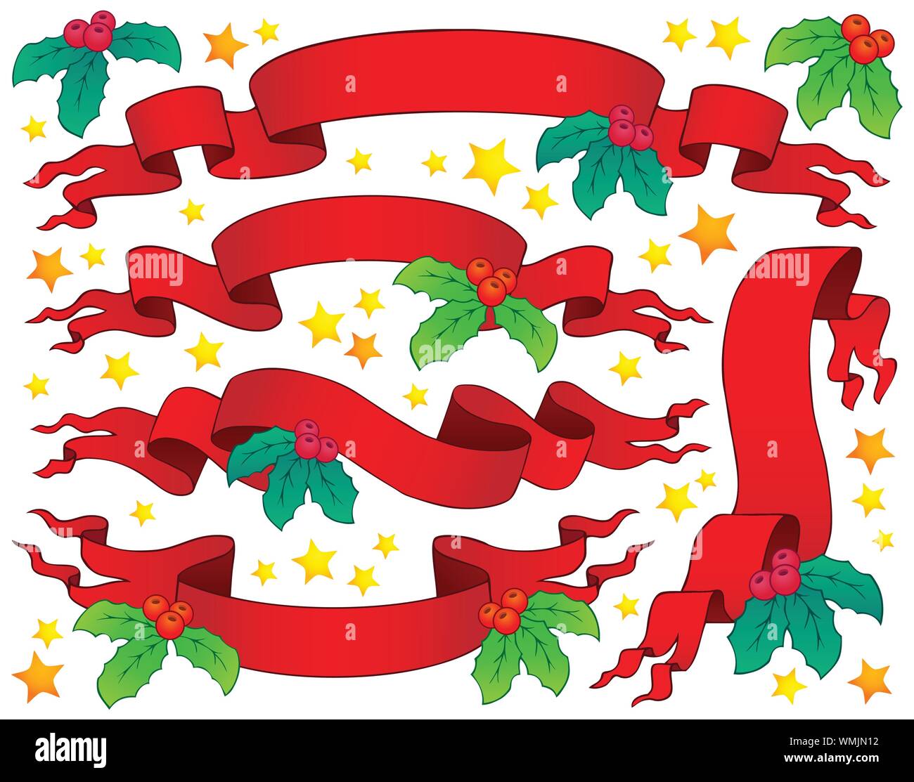 Christmas banners collection 5 Stock Vector Image & Art - Alamy