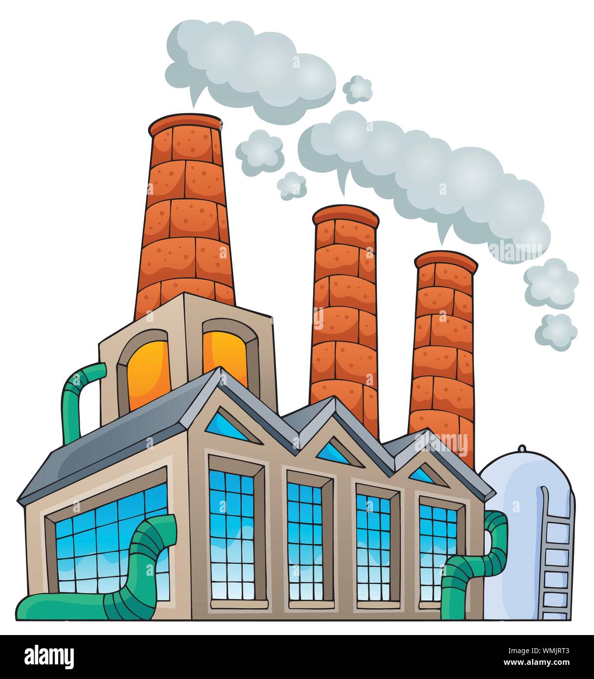Factory theme image 1 Stock Vector Image & Art - Alamy