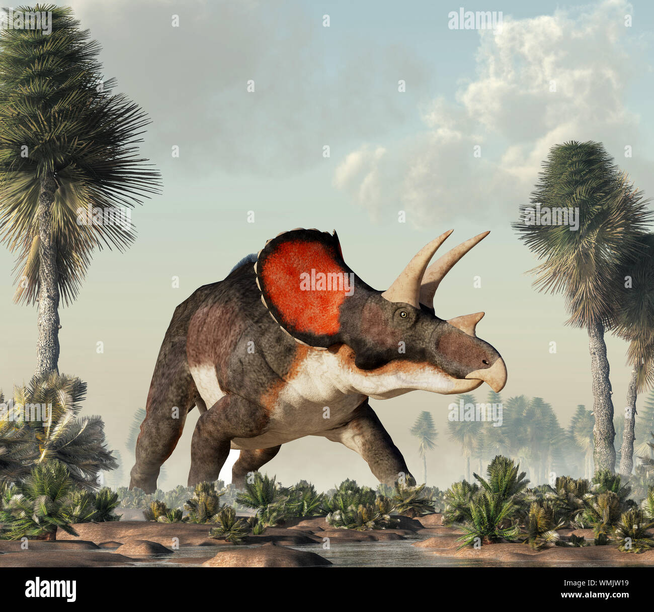 Triceratops was ceratopsian dinosaur that was a frilled and horned ...