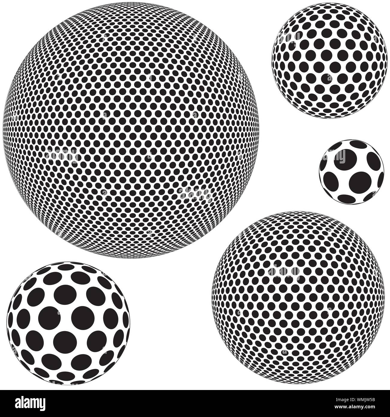 Dotted spheres Cut Out Stock Images & Pictures - Alamy