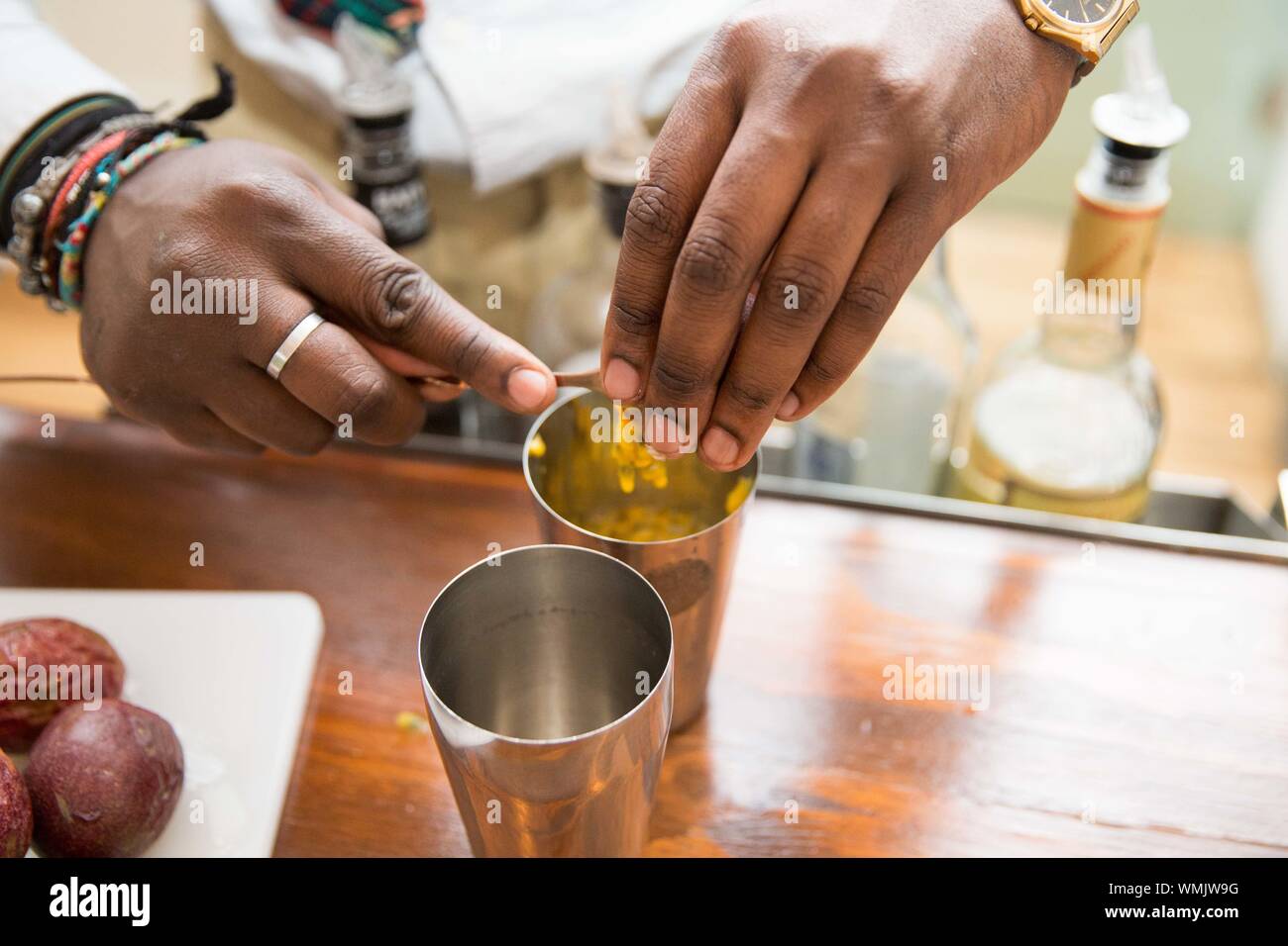 Hand scooping hi-res stock photography and images - Alamy