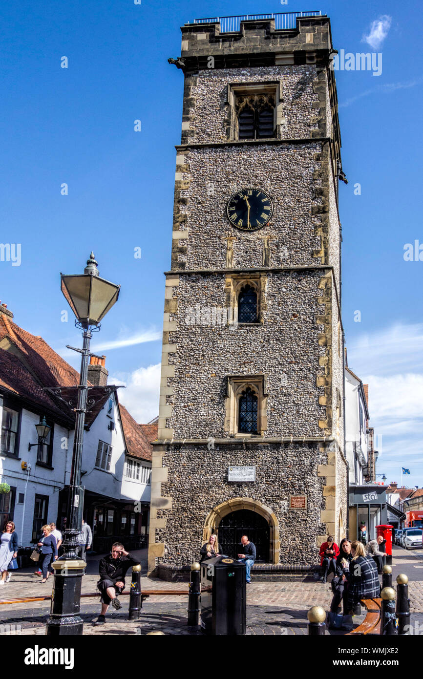 Clock Tower St. Albans, Hertfordshire UK Stock Photo - Alamy