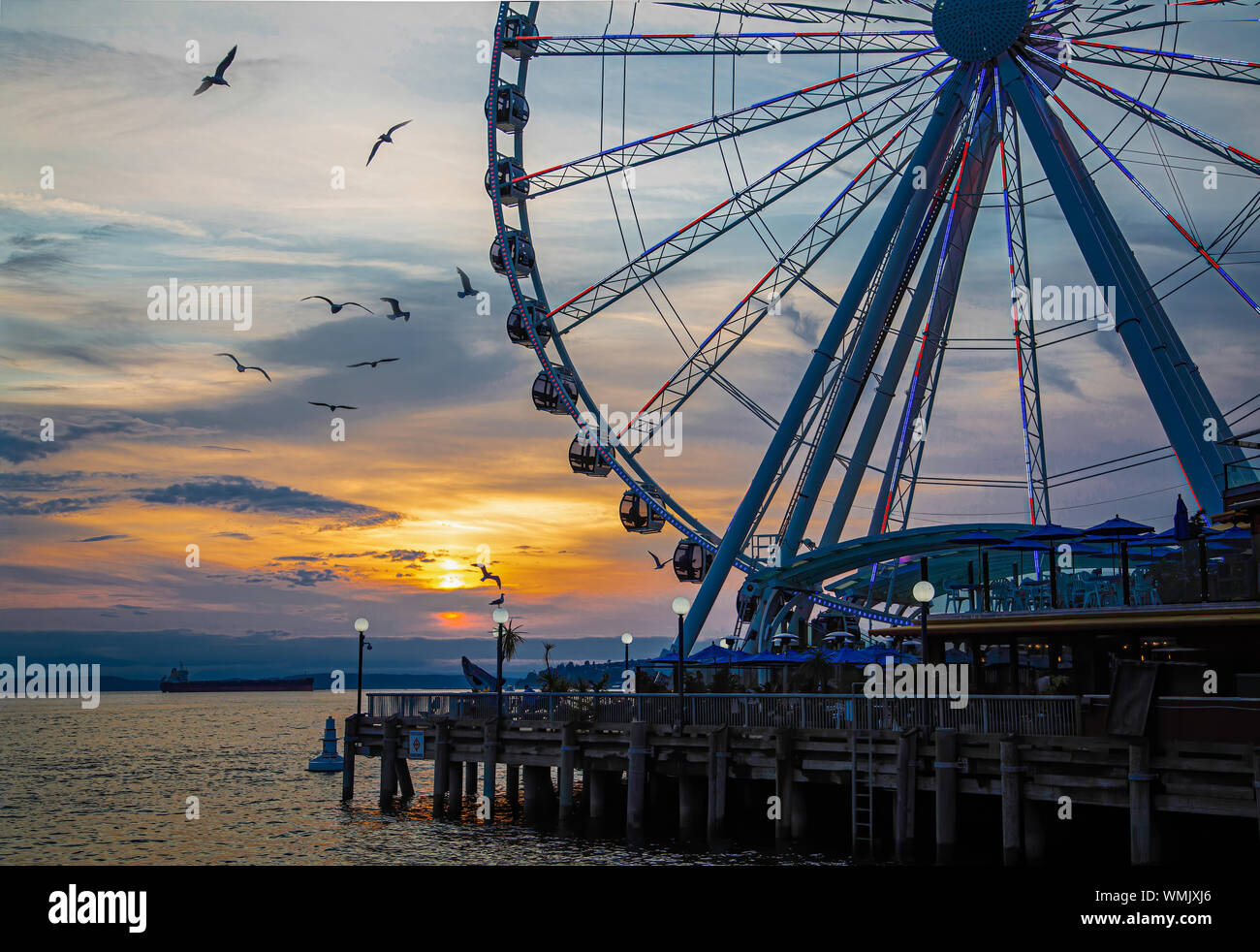 Wheel of seattle hi-res stock photography and images - Alamy