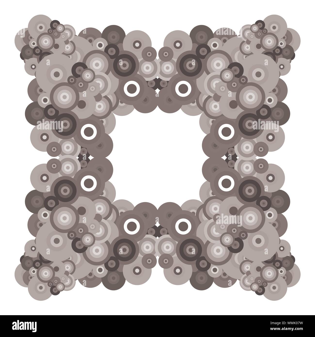 Abstract monochrome vector illustration Stock Vector Image & Art - Alamy