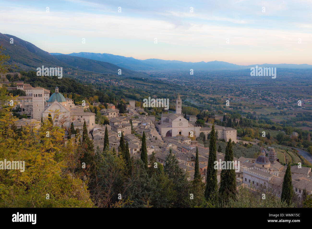 Italy umbria assisi aerial view hi-res stock photography and images - Alamy