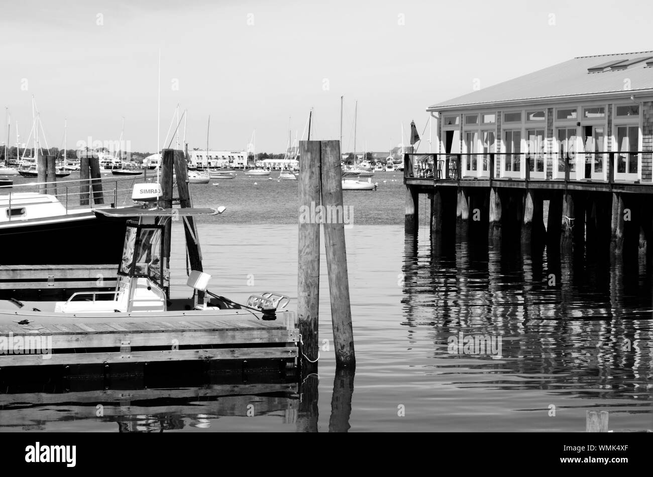 Harbor at newport Black and White Stock Photos & Images - Alamy