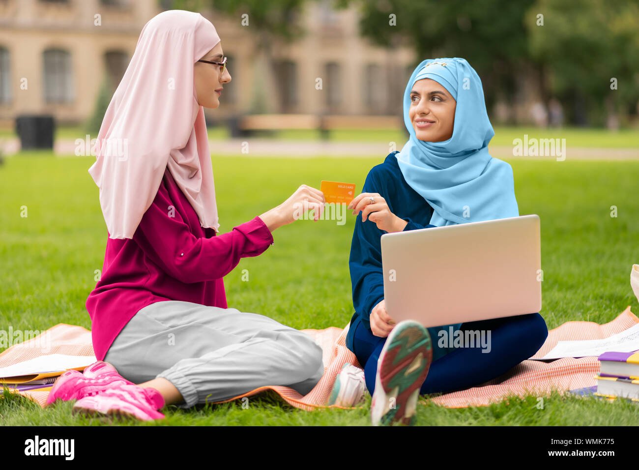 Muslim female students hi-res stock photography and images - Alamy