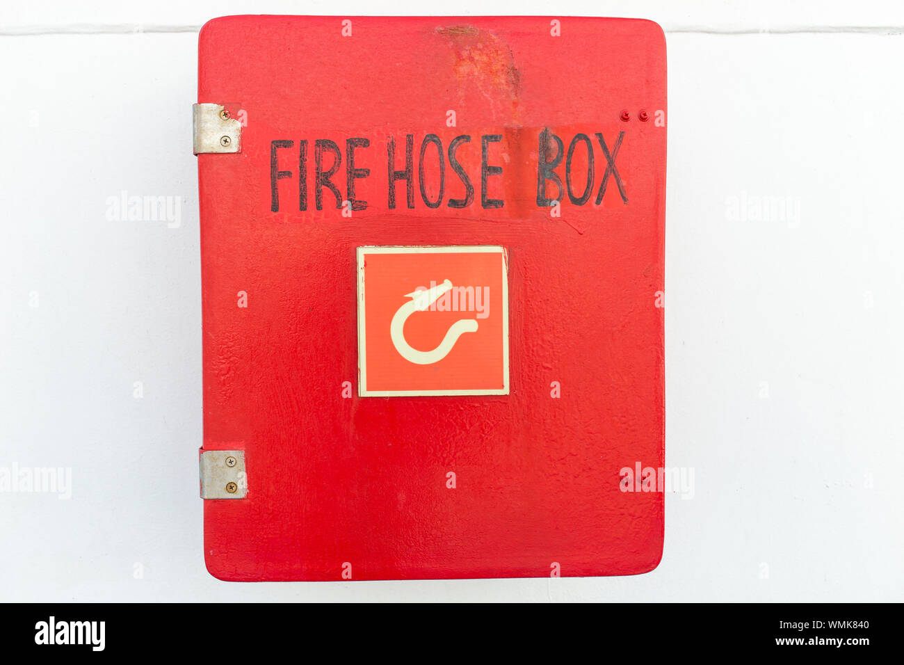 Fire hose sign hi-res stock photography and images - Alamy