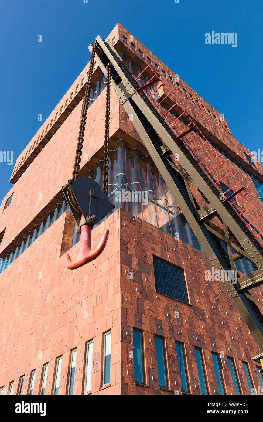 The new MAS building in Antwerp is a tourist attraction Stock Photo - Alamy