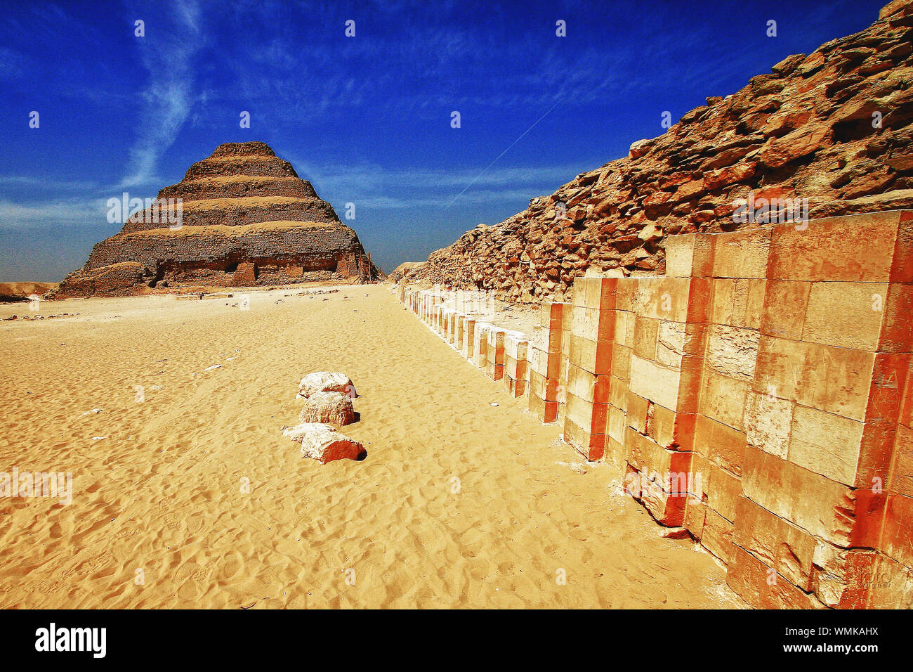The step pyramid of zoser hi-res stock photography and images - Alamy