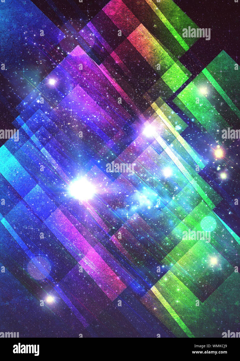 Colorful retro style design background with hard paper texture and ...