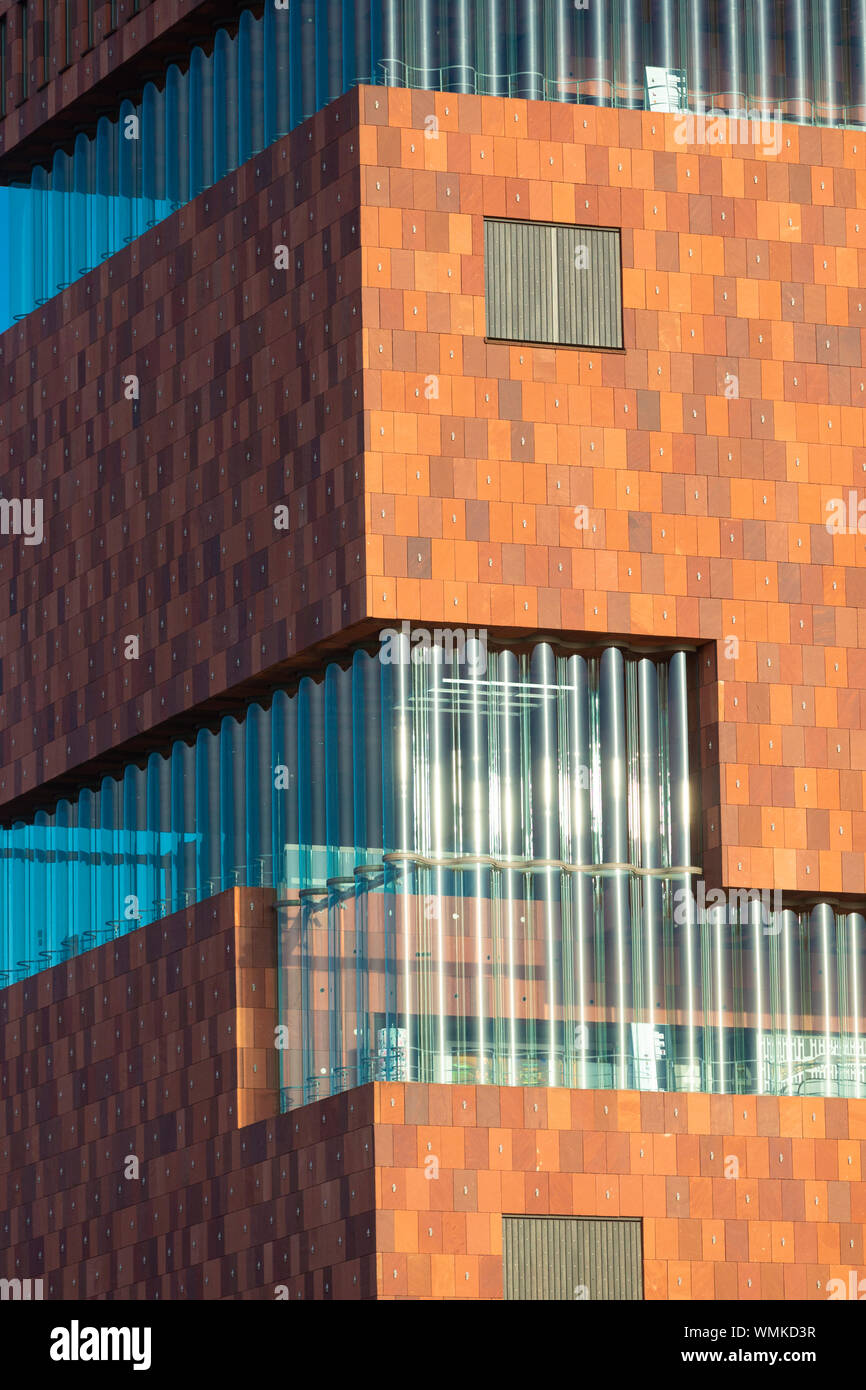 The new MAS building in Antwerp is a tourist attraction Stock Photo - Alamy