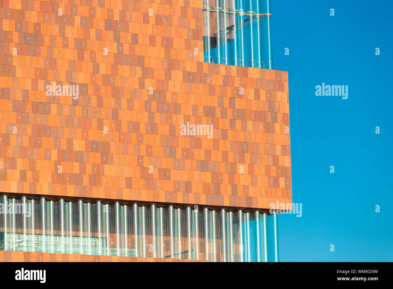 The new MAS building in Antwerp is a tourist attraction Stock Photo - Alamy