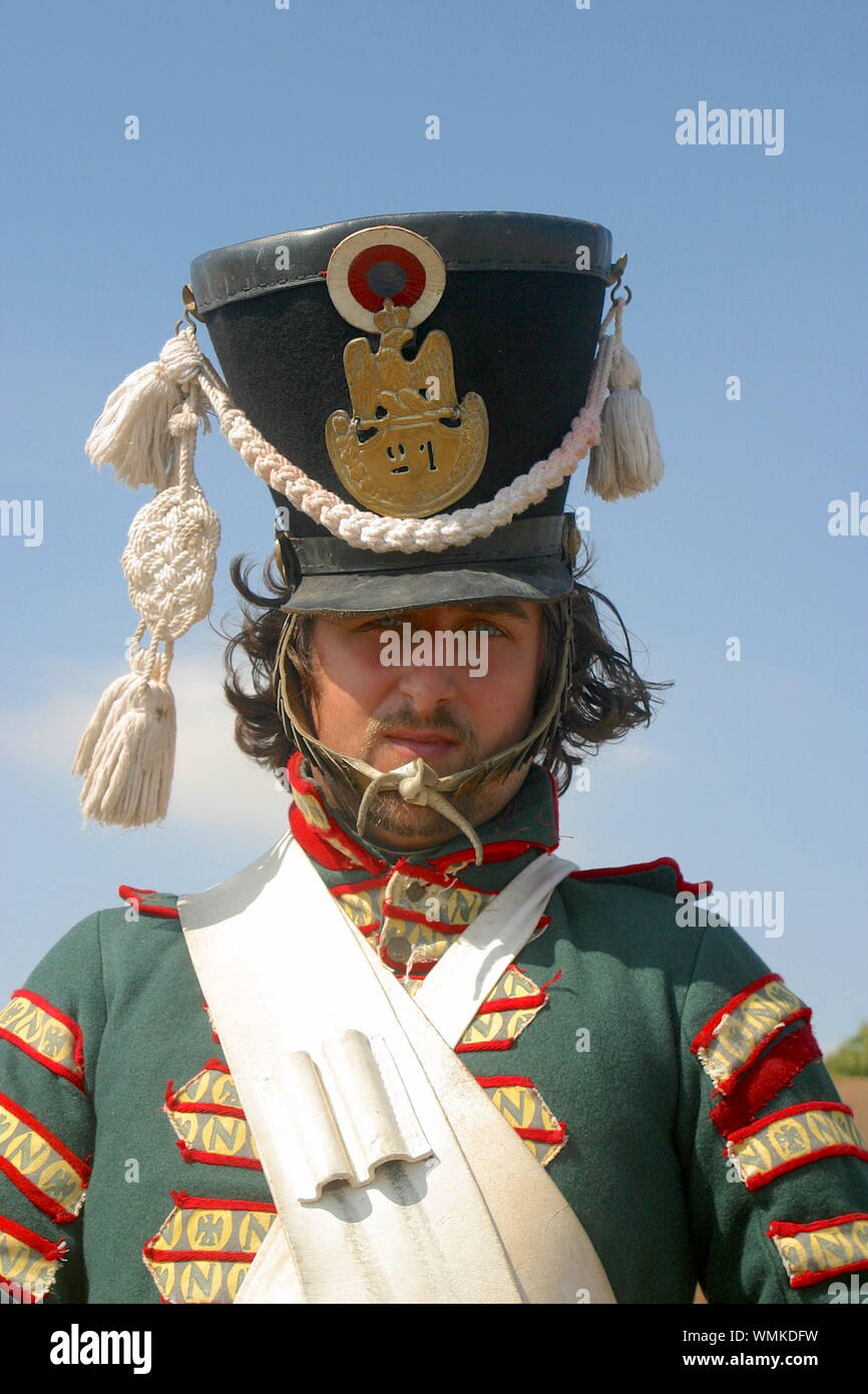 French soldiers of the Napoleonic Wars gather in Folkestone for a re ...