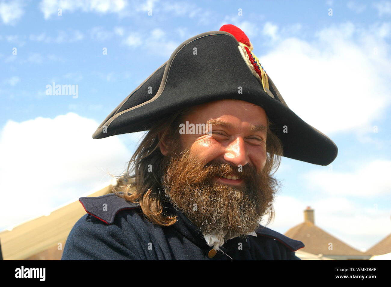 French soldiers of the Napoleonic Wars gather in Folkestone for a re ...