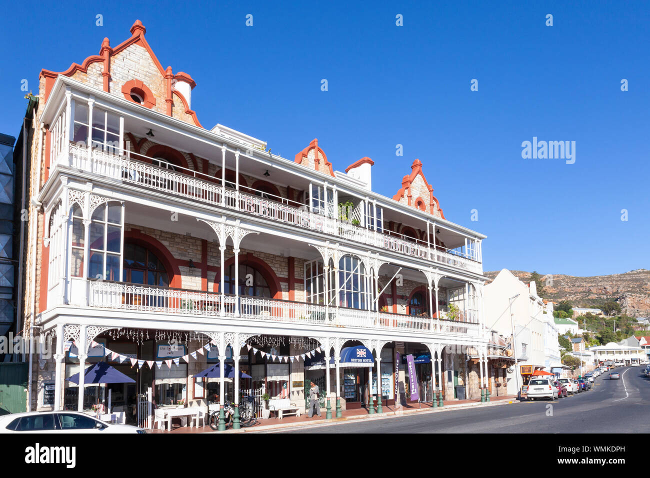 Historic Colonial architecture in the Main St, Simonstown, Cape Town ...