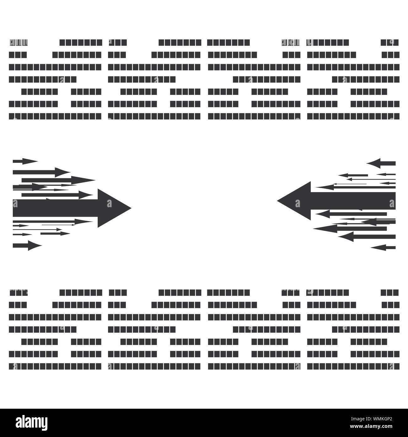 Abstract monochrome vector illustration Stock Vector Image & Art - Alamy